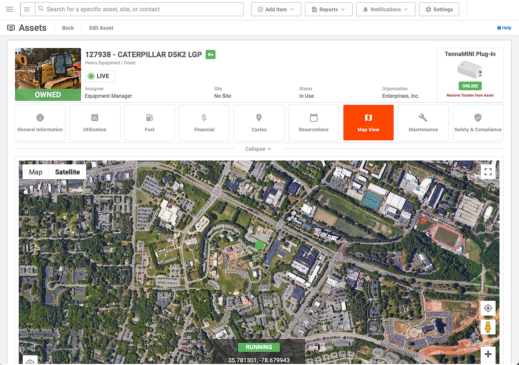 Top 5 Reasons To Use GPS Tracking For Equipment| Blog | Tenna